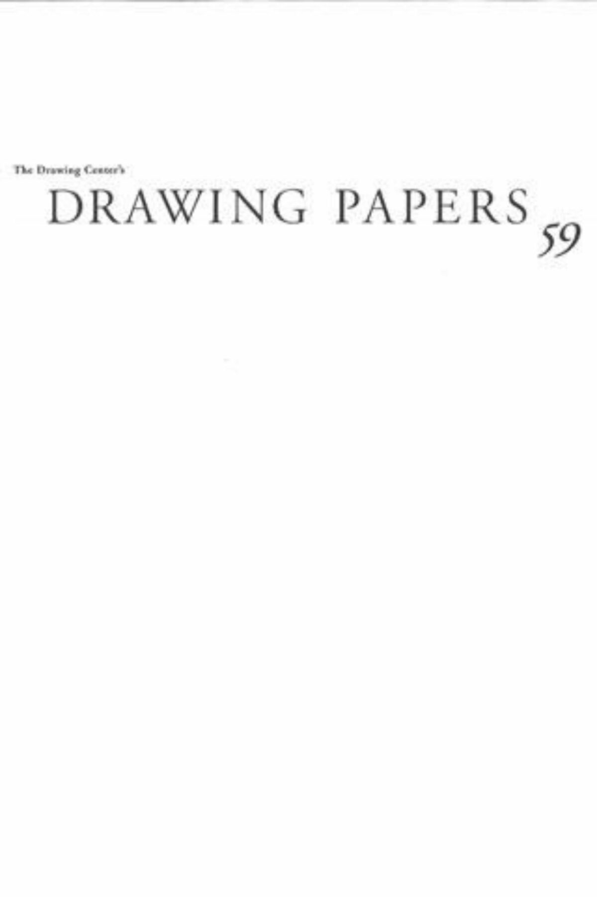Drawing Papers 59: Joëlle Tuerlinckx: Study Book | A.rt R.esources T ...